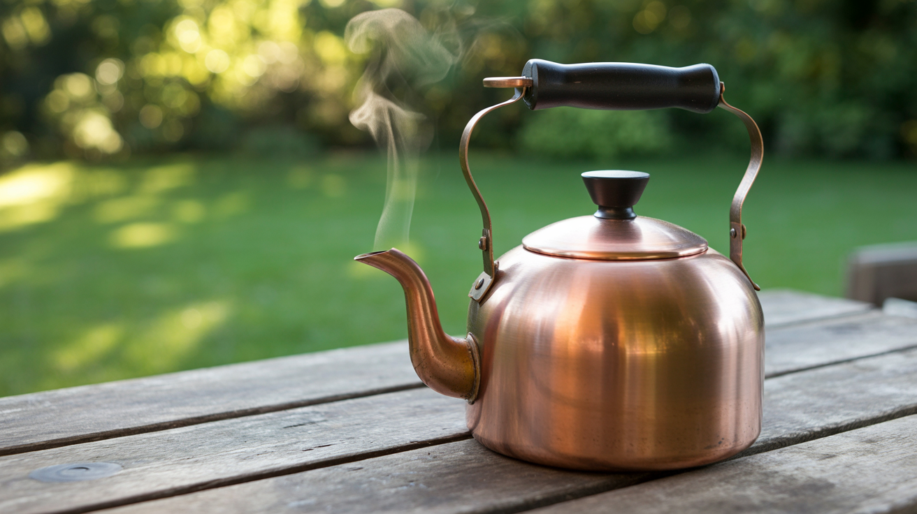 Simplex Copper Tea Kettle