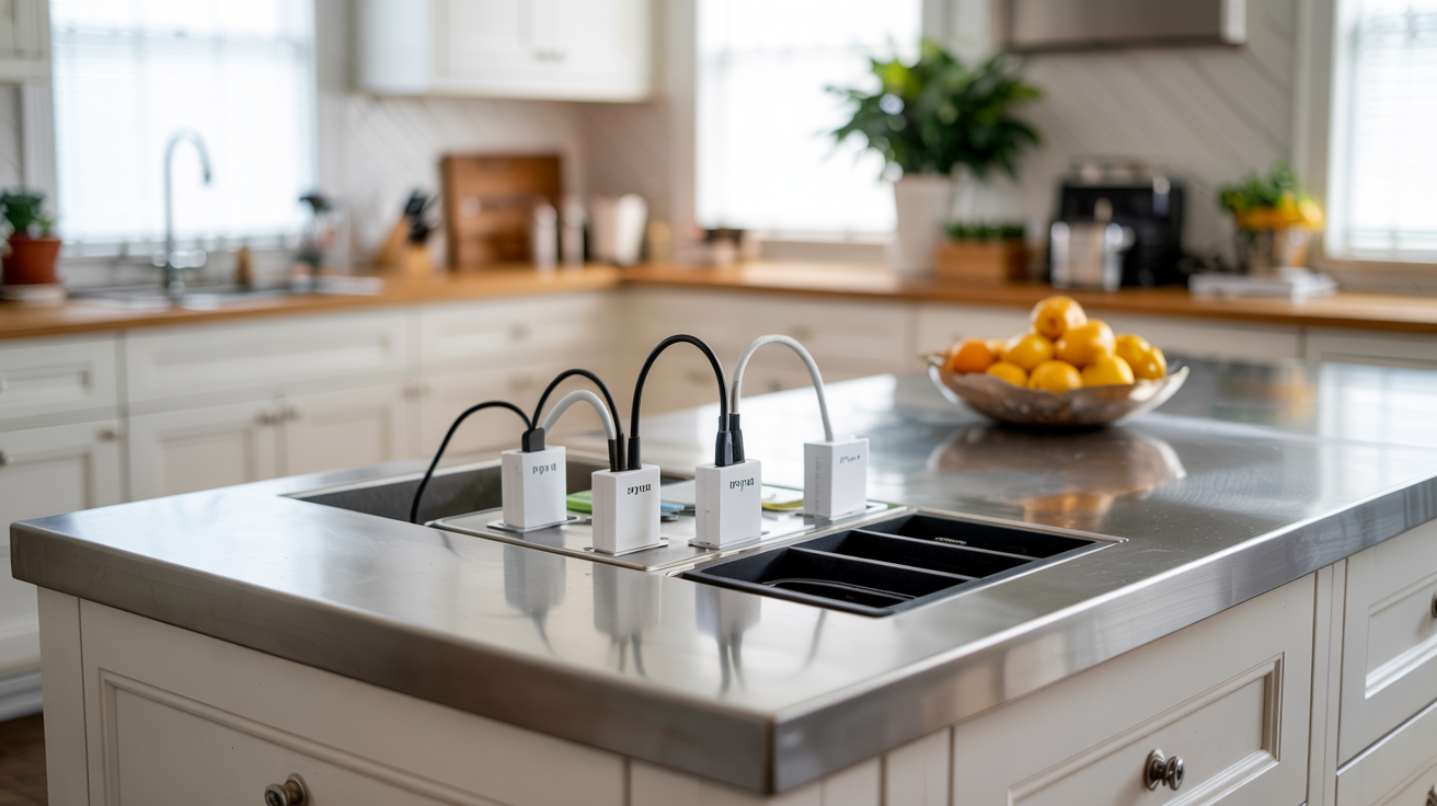 Best Kitchen Island Pop Up Outlets: Ubersweet Desktop Socket Review